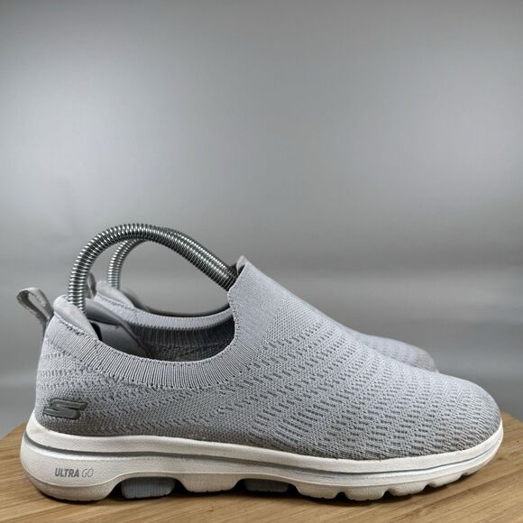 Skechers | Shoes | Skechers Womens Go Walk 5 Blue Slip On Shoes Comfort ...
